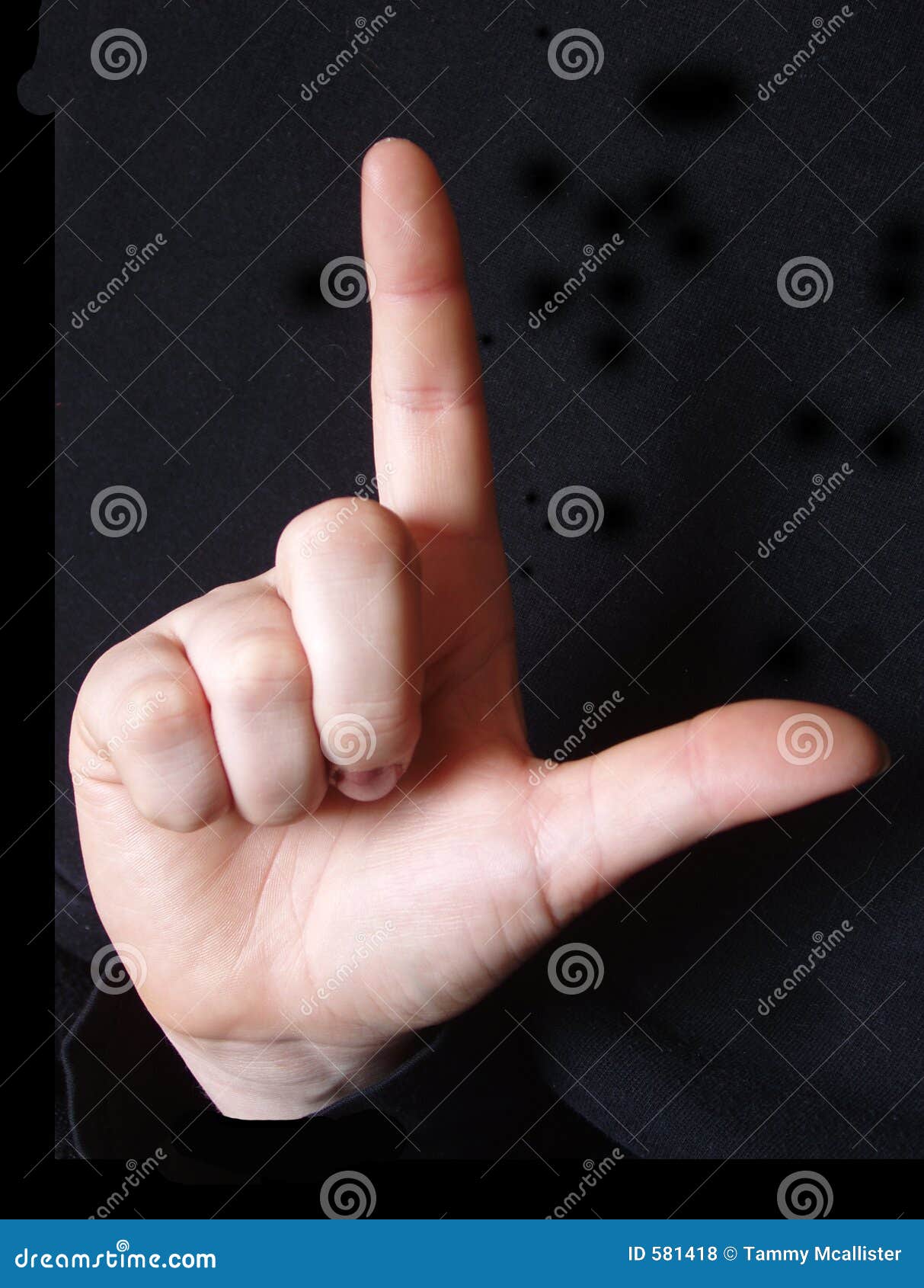 Lettre L En Langage De Signe Photo stock - Image du message, concept ...