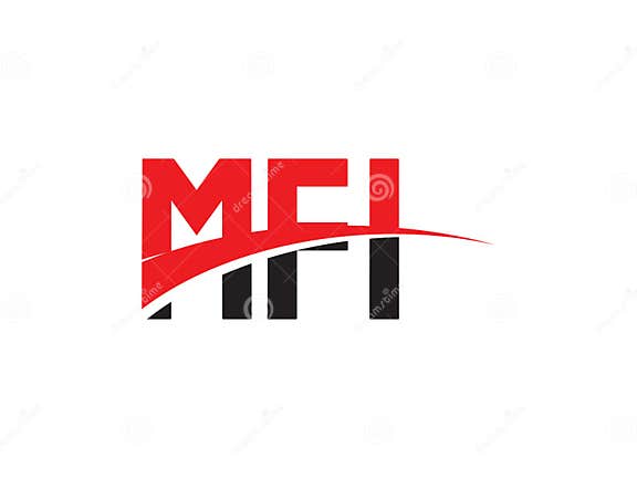 Lettre Mfi Conception Initiale Du Logo Illustration de Vecteur ...