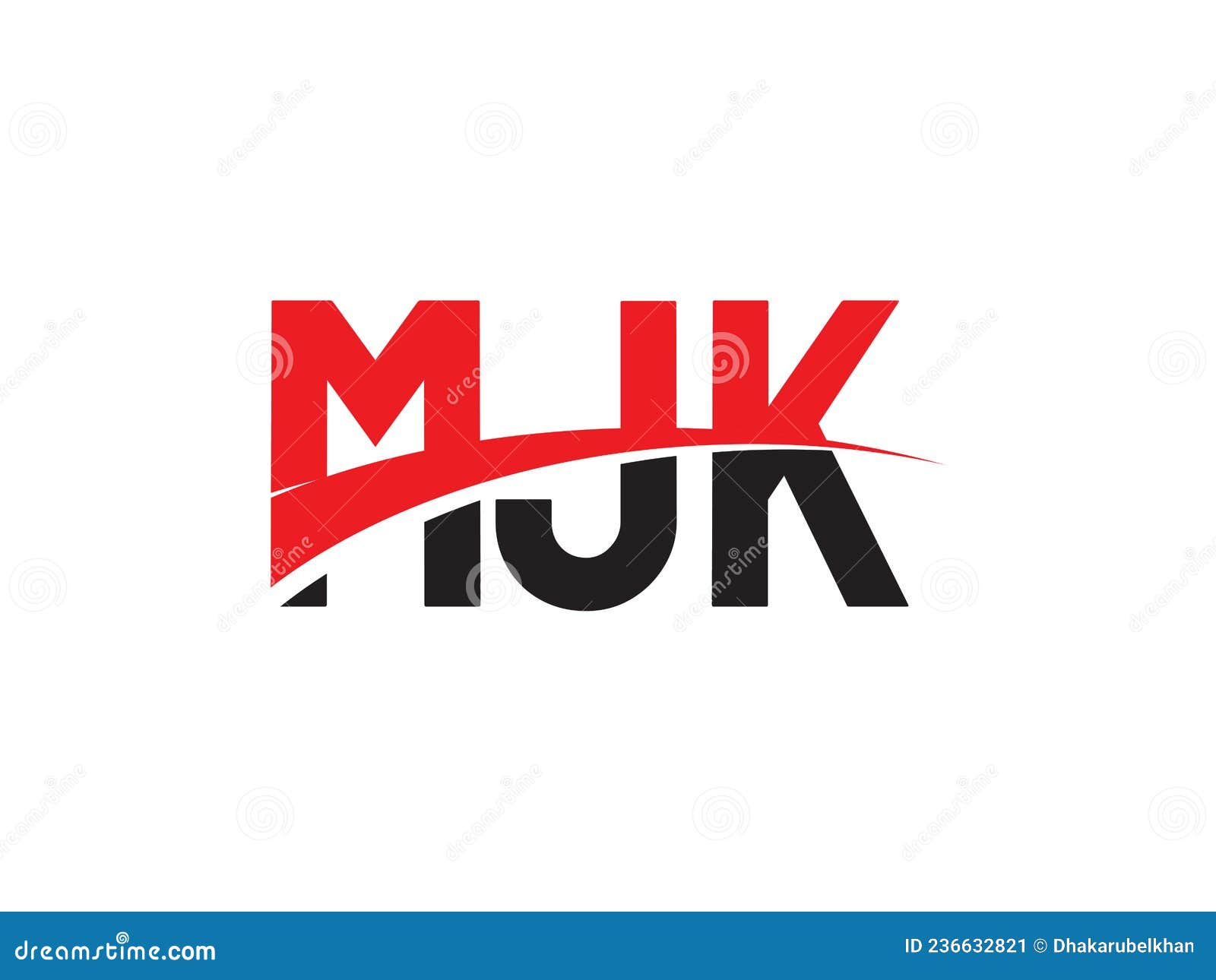 Lettre Mjk Conception Initiale Du Logo Illustration de Vecteur - Illustration du illustration ...