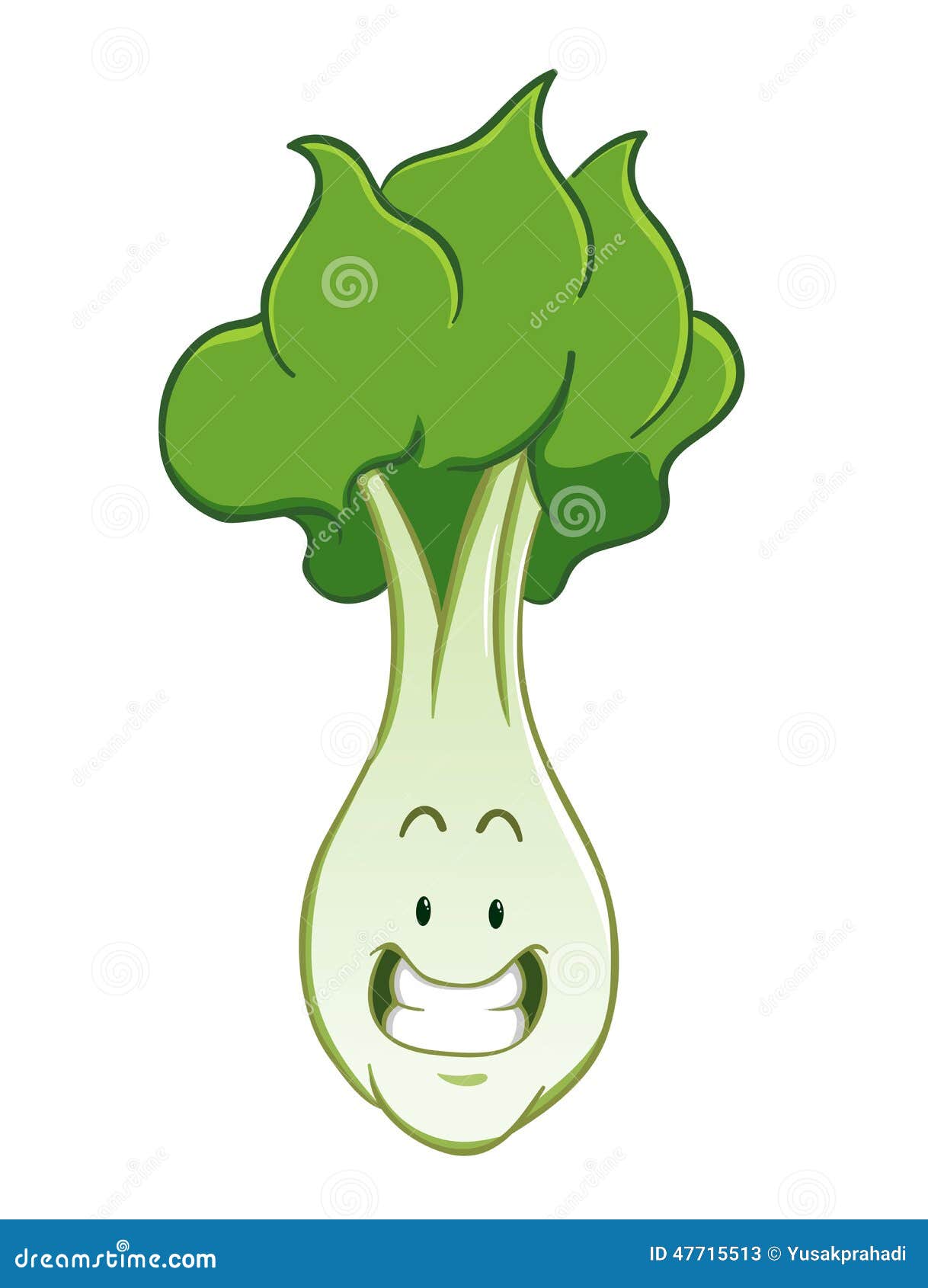 Lettuce In A Cartoon Style. Fresh Lettuce Salad. Vector Illustration On ...