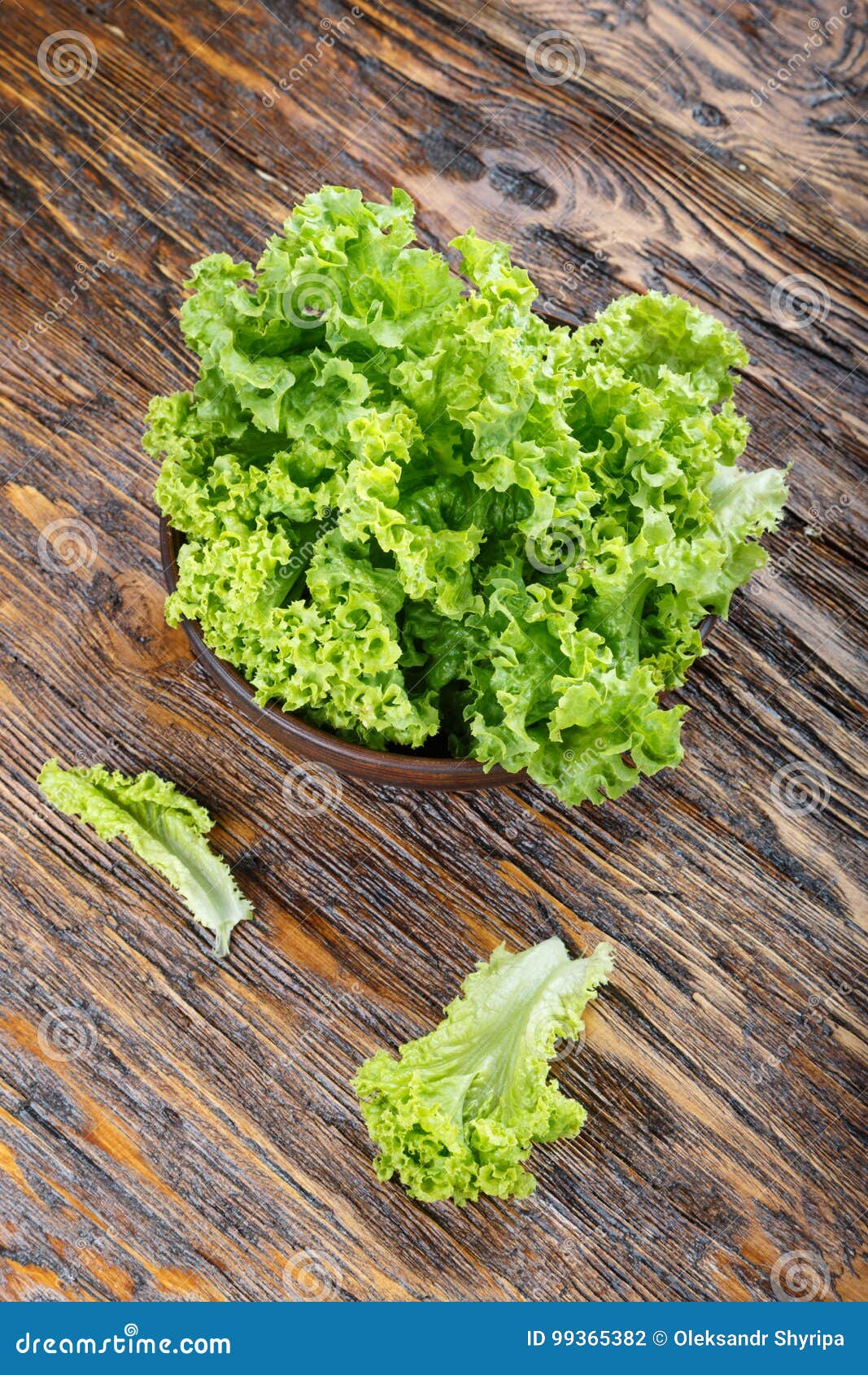 Lettuce on the board stock photo. Image of leaves, cooking - 99365382
