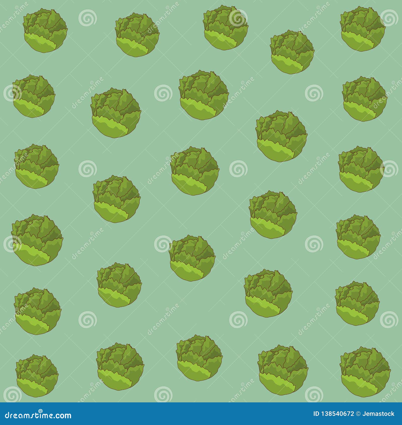 Lettuce meal background stock vector. Illustration of diet - 138540672