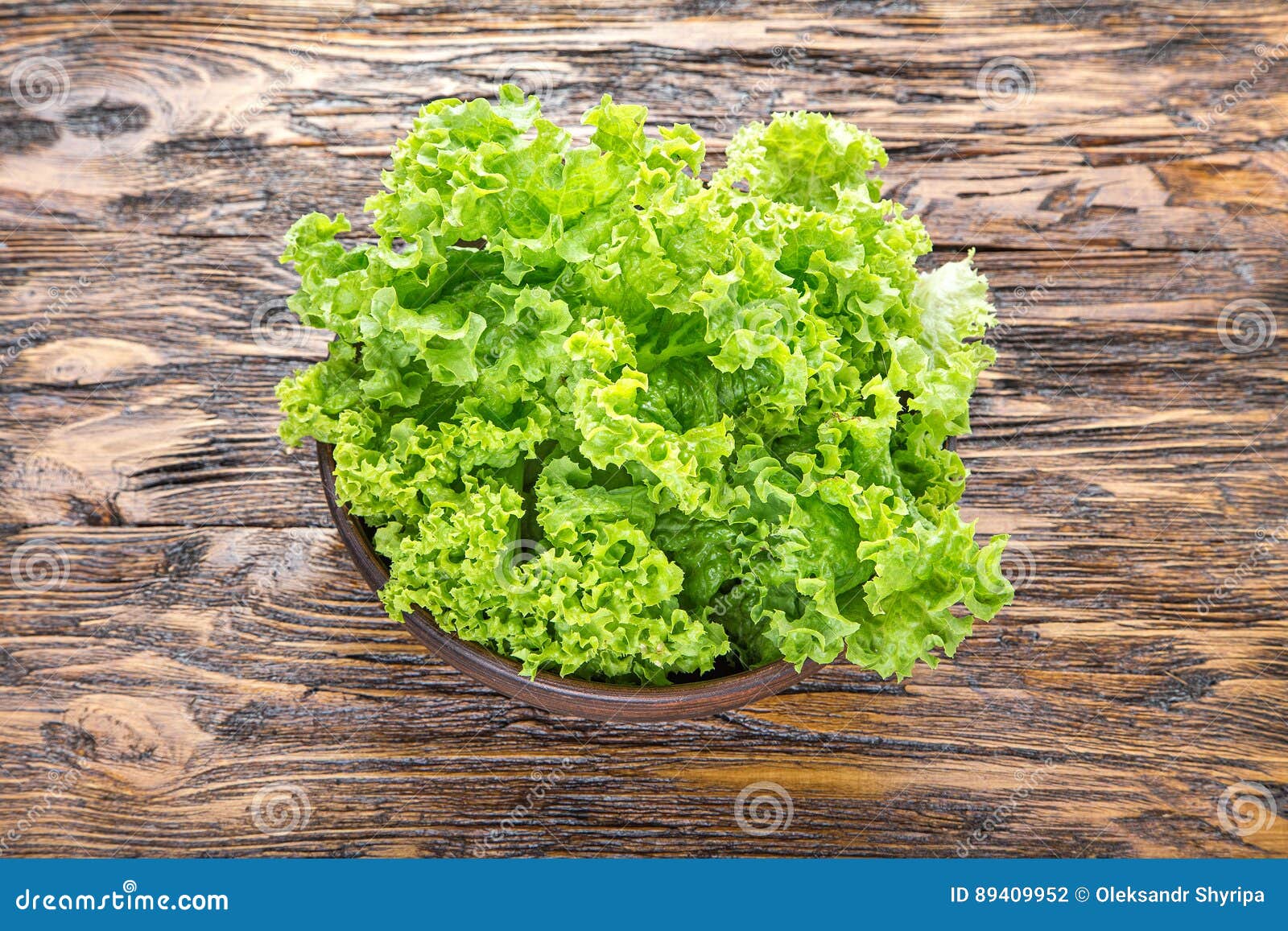 Lettuce on the table stock photo. Image of diet, leaf - 89409952