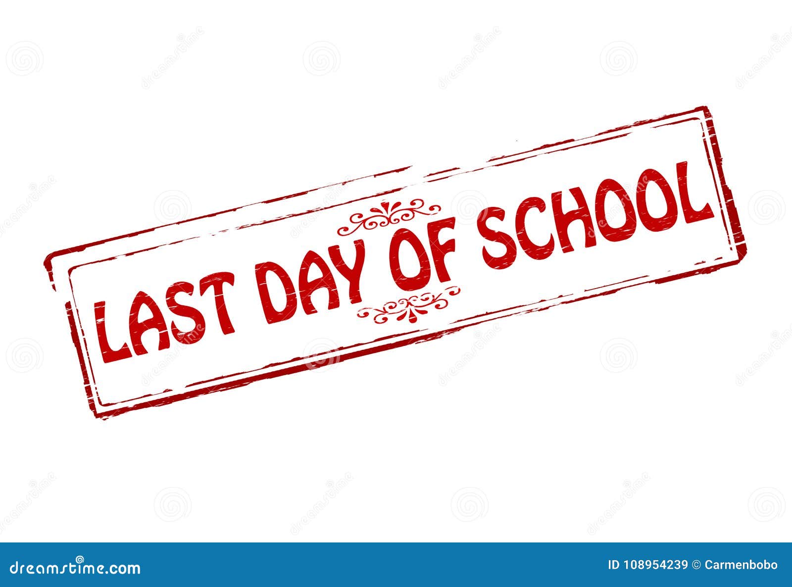 Letzter Tag der Schule stock abbildung. Illustration von schulhaus ...