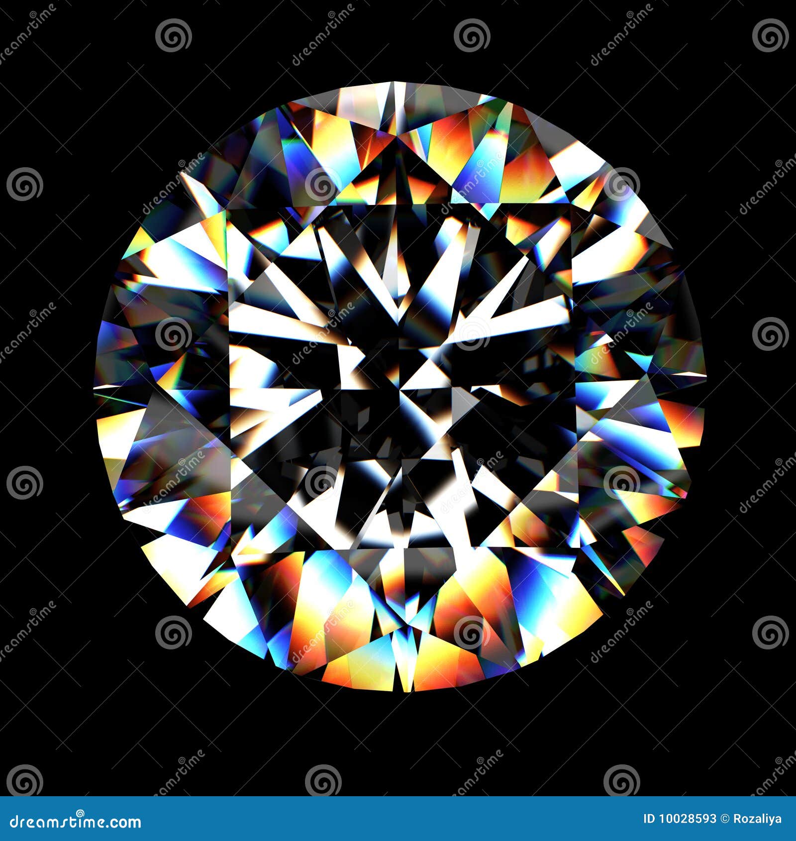 Leuchtender Diamant Des Schnittes 3d Stock Abbildung - Illustration von ...