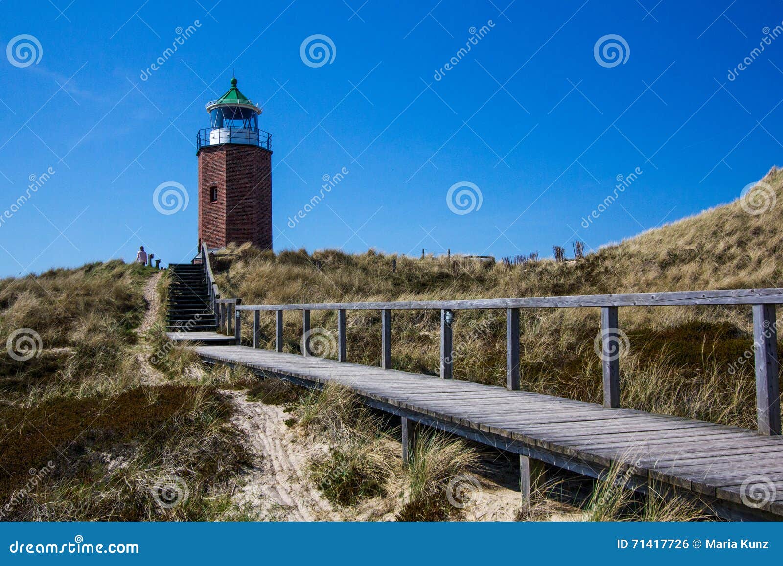 Leuchtfeuer Kampen Lighthouse at Sylt Editorial Photo - Image of ...