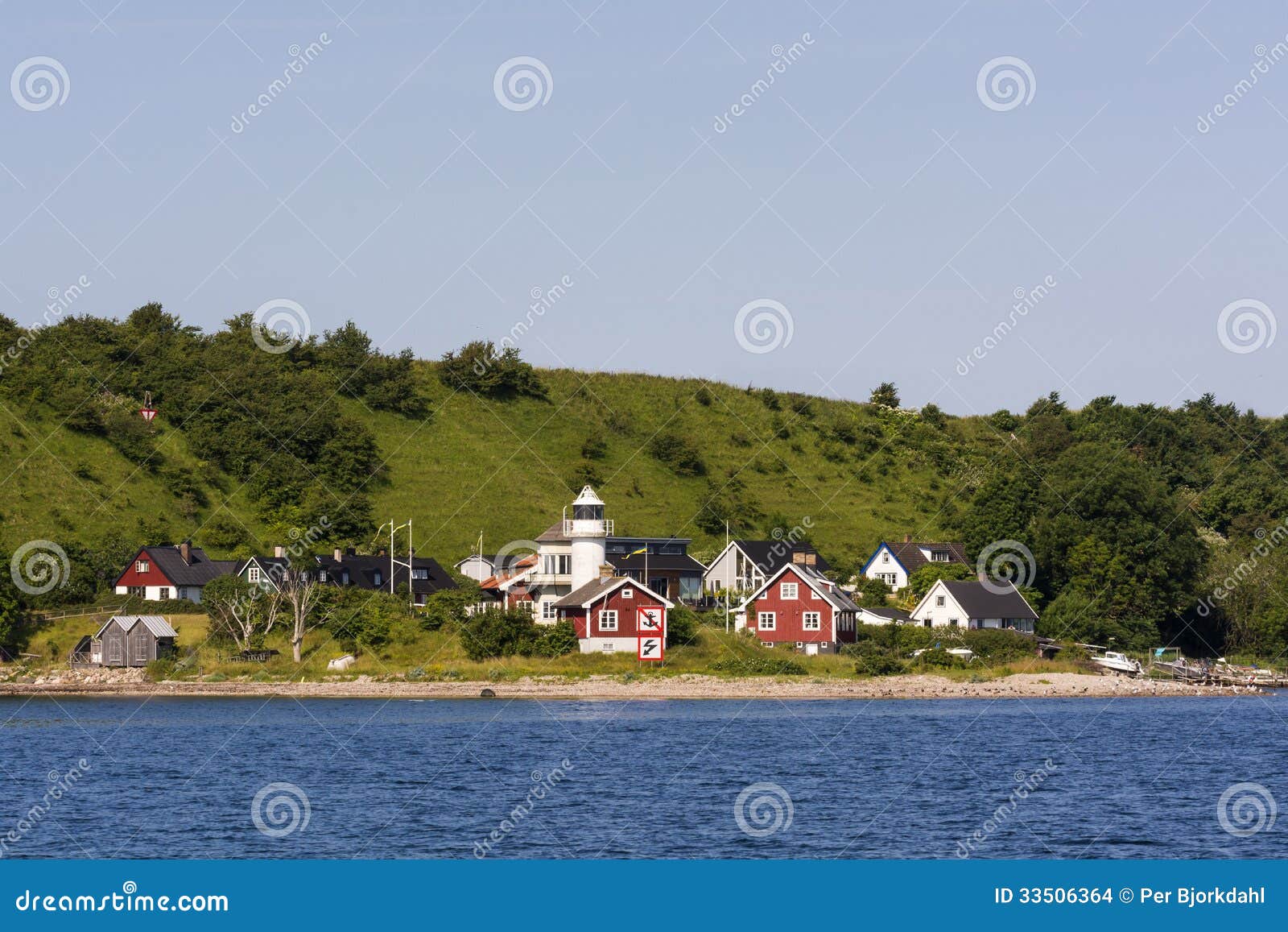 Leuchtturm Haken Auf Der Insel Ven Redaktionelles Stockbild - Bild von ...