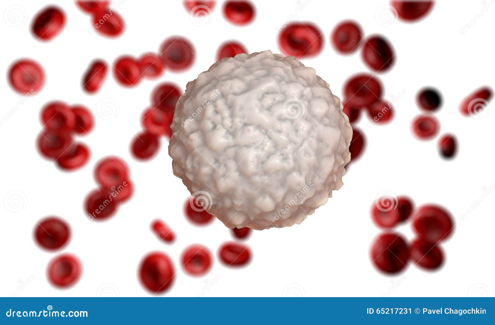 Leucocyt, Leukocyt 3d Geef Terug Stock Illustratie - Illustration of ...