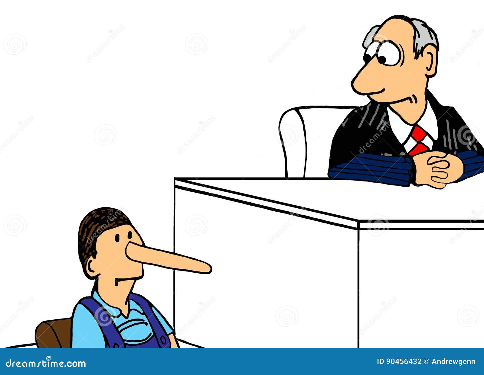 Leugenaar stock illustratie. Illustration of mensen, waarheid - 90456432