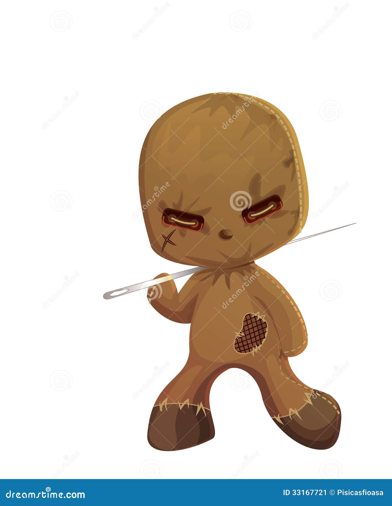 Leuk Eng Monster vector illustratie. Illustration of knoop - 33167721