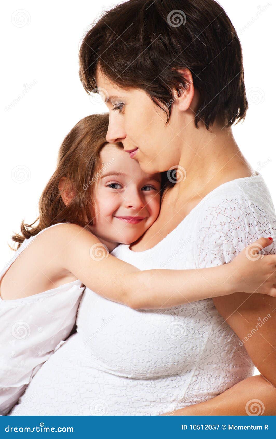 Leuk Jong Meisje En Haar Moeder Stock Afbeelding - Image of kaukasisch ...