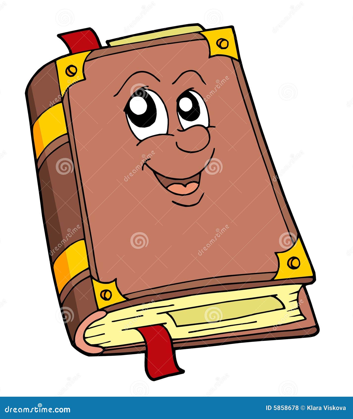 Leuk oud boek vector illustratie. Illustratie bestaande uit pagina ...