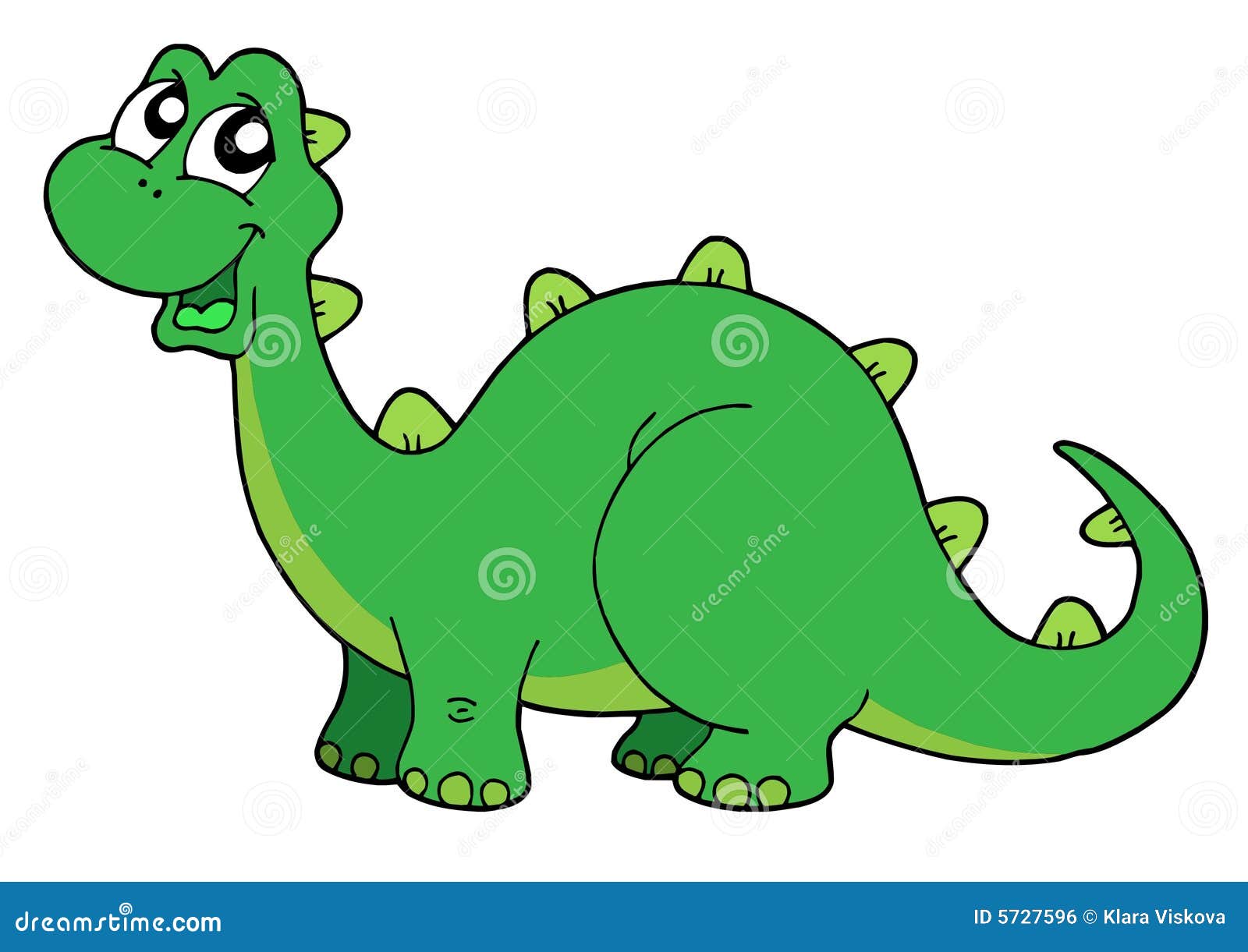 Leuke Dinosaurus Vectorillustratie Vector Illustratie - Afbeelding: 5727596