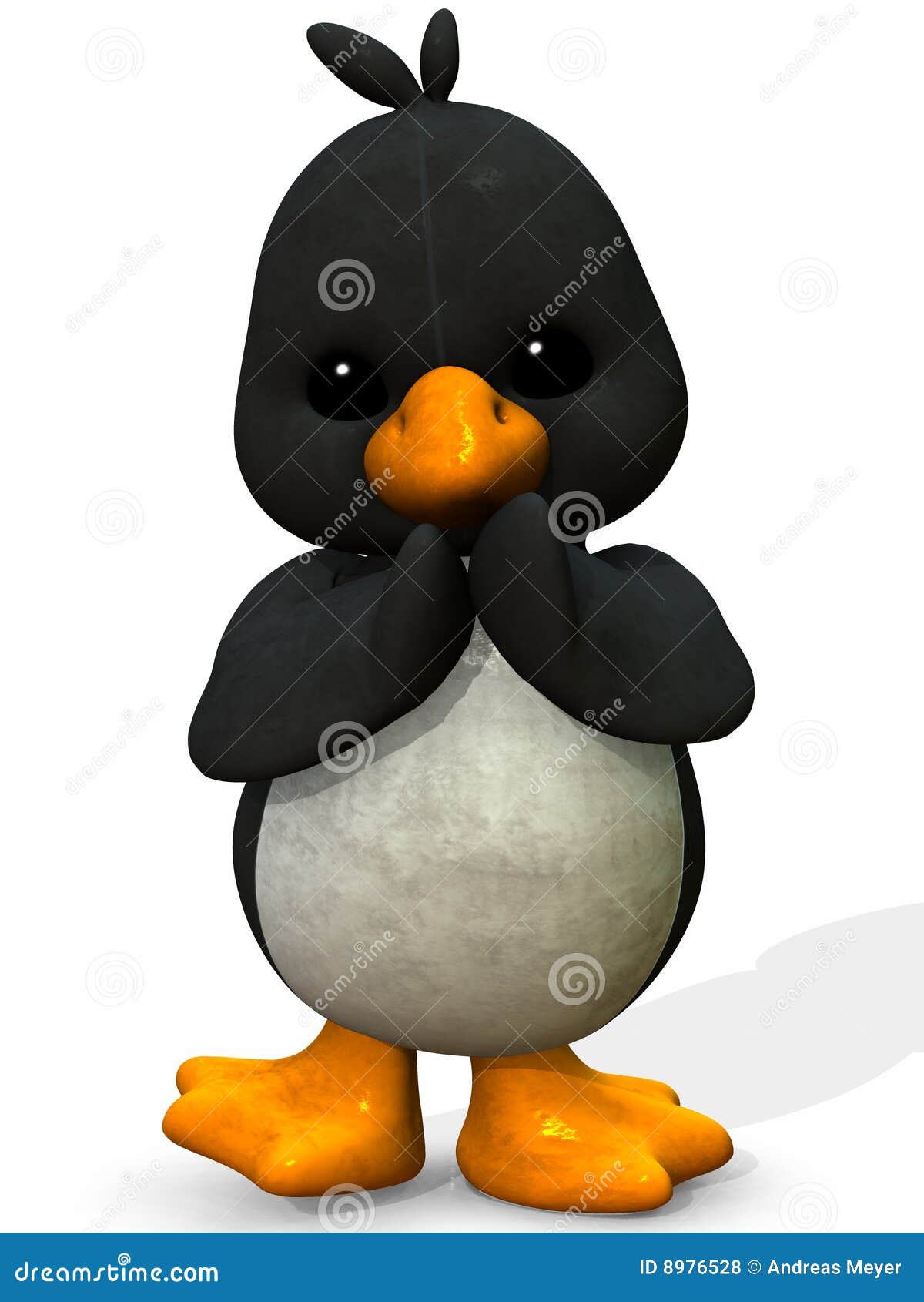 Leuke Eend - Toon Figure stock illustratie. Illustration of grappig ...