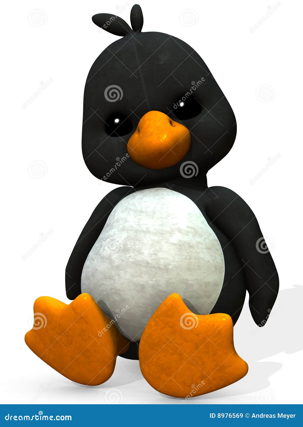 Leuke Eend - Toon Figure stock illustratie. Illustration of digitaal ...