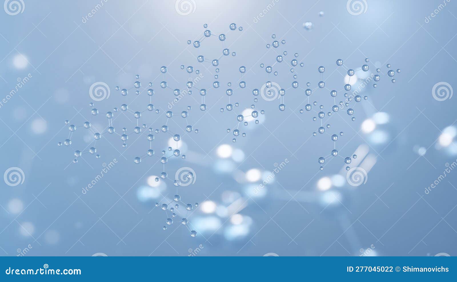 Leuprorelin Molecular Structure 3d, Flat Model, Leuprolide, Structural ...