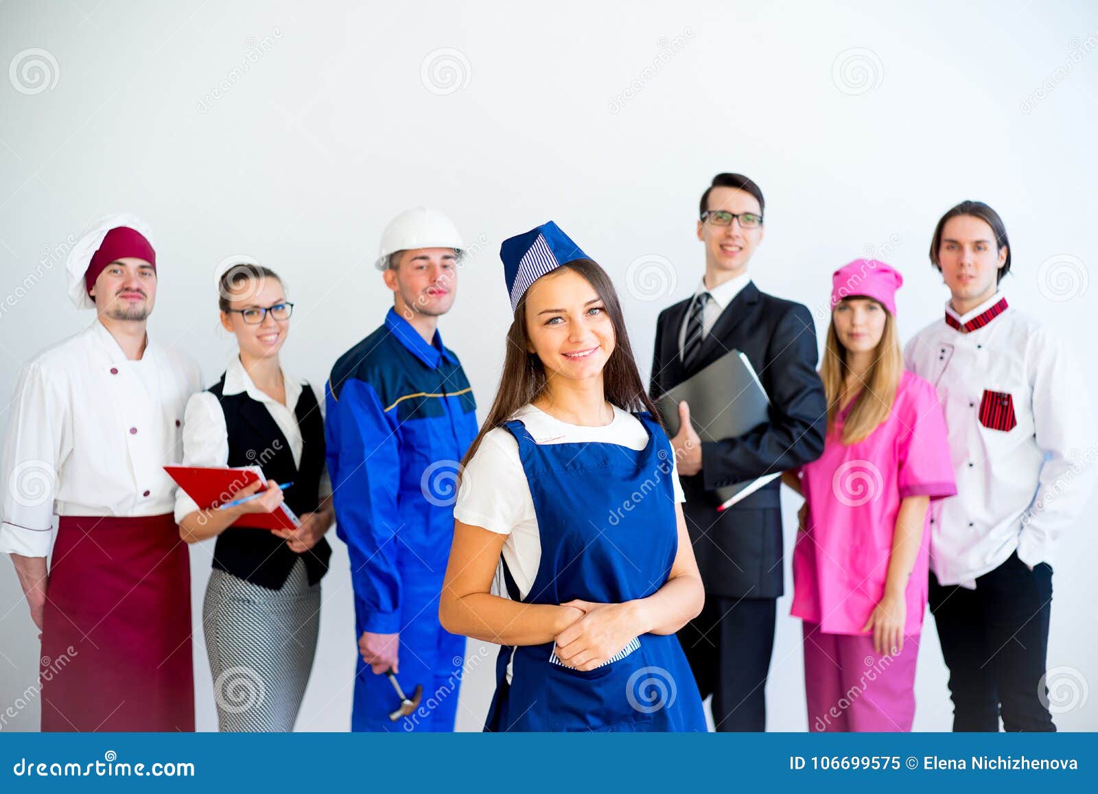 Leute Der Verschiedenen Berufe Stockbild - Bild von gruppe, männer ...