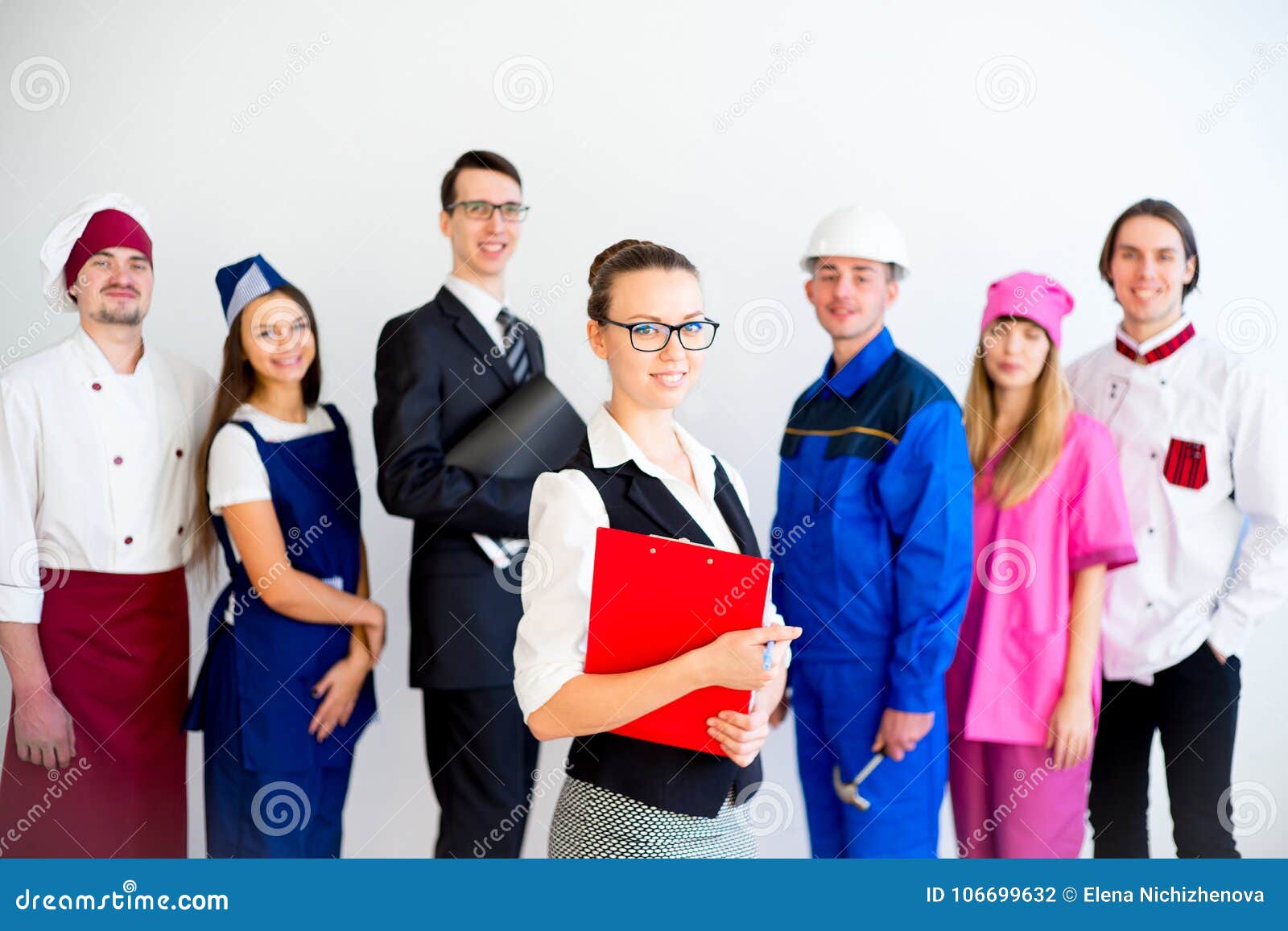 Leute Der Verschiedenen Berufe Stockfoto - Bild von gemischt, ingenieur ...