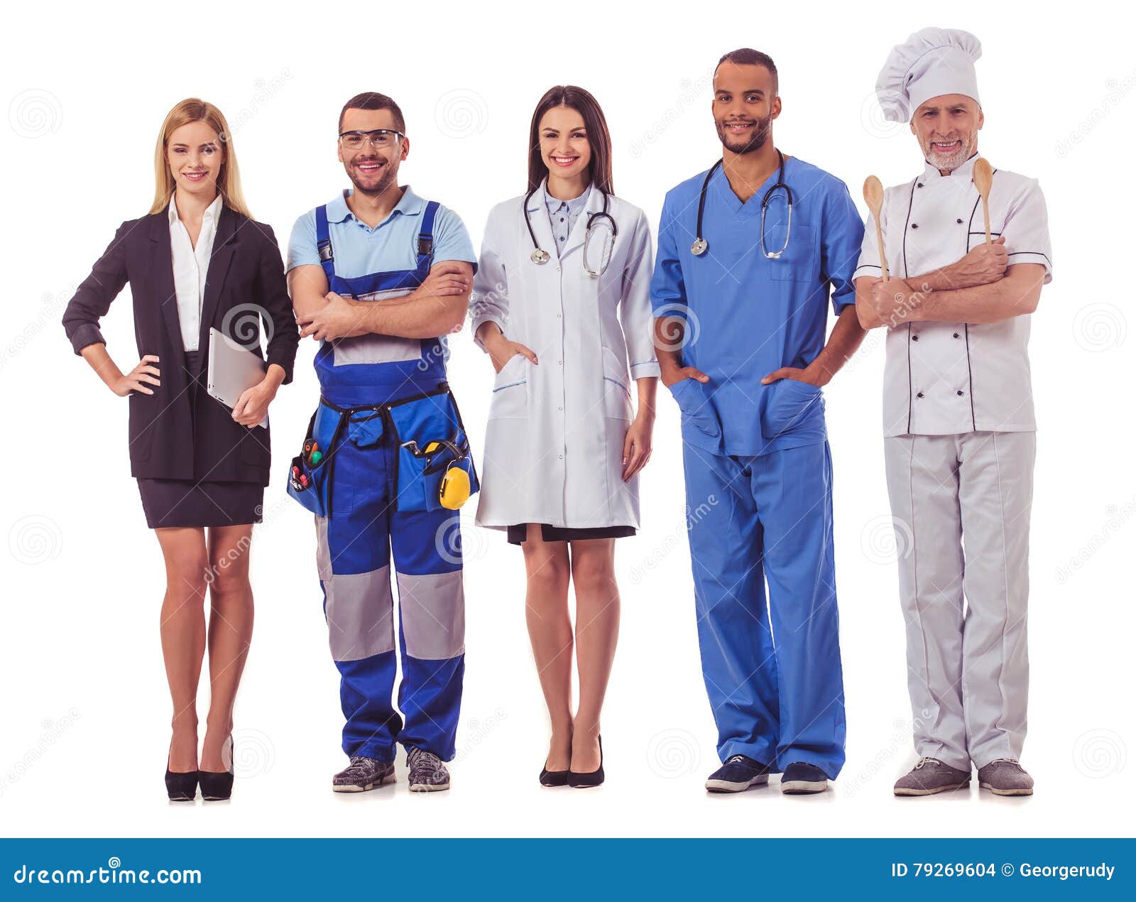 Leute Der Verschiedenen Berufe Stockfoto - Bild von mitarbeit, geschäft ...