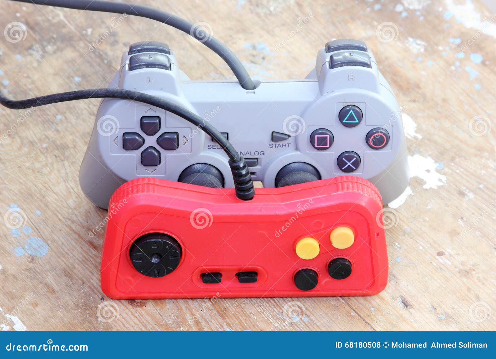 Leva Di Comando Di Playstation Con La Leva Di Comando D'annata ...