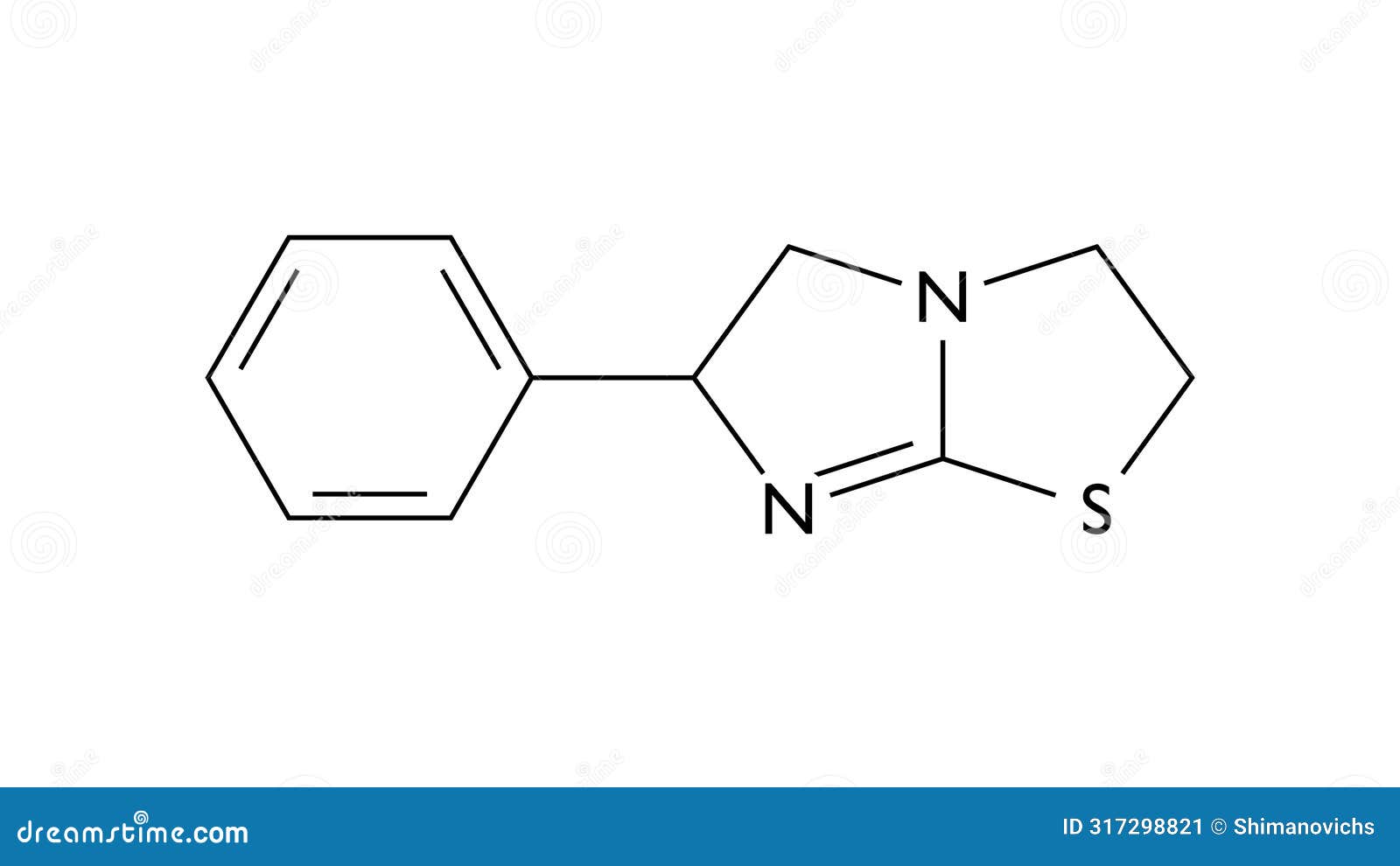 Levamisole Molecule 3d, Molecular Structure, Ball And Stick Model ...