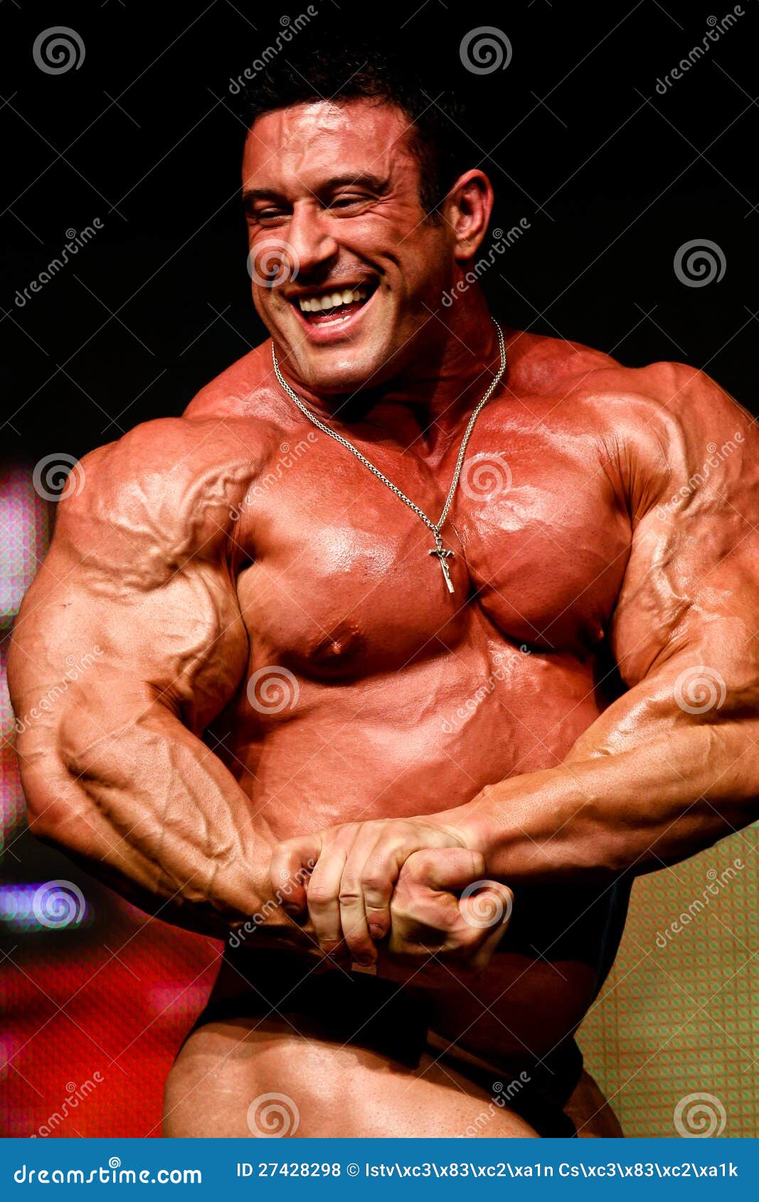 Levantamento Do Bodybuilder Foto de Stock Editorial - Imagem de brutal ...