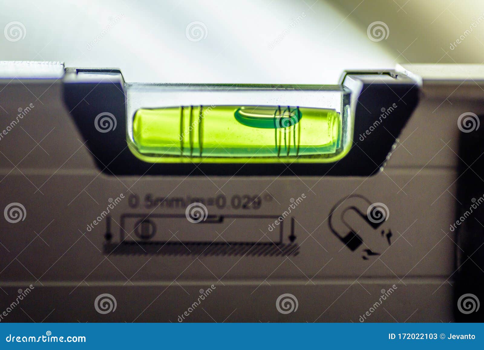 Level Bubble on Construction Site in England Uk Stock Image - Image of ...