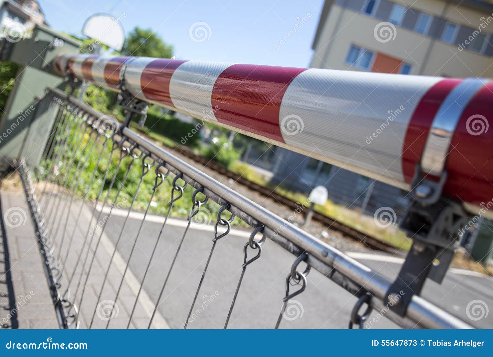 Level crossing stock image. Image of german, movement - 55647873