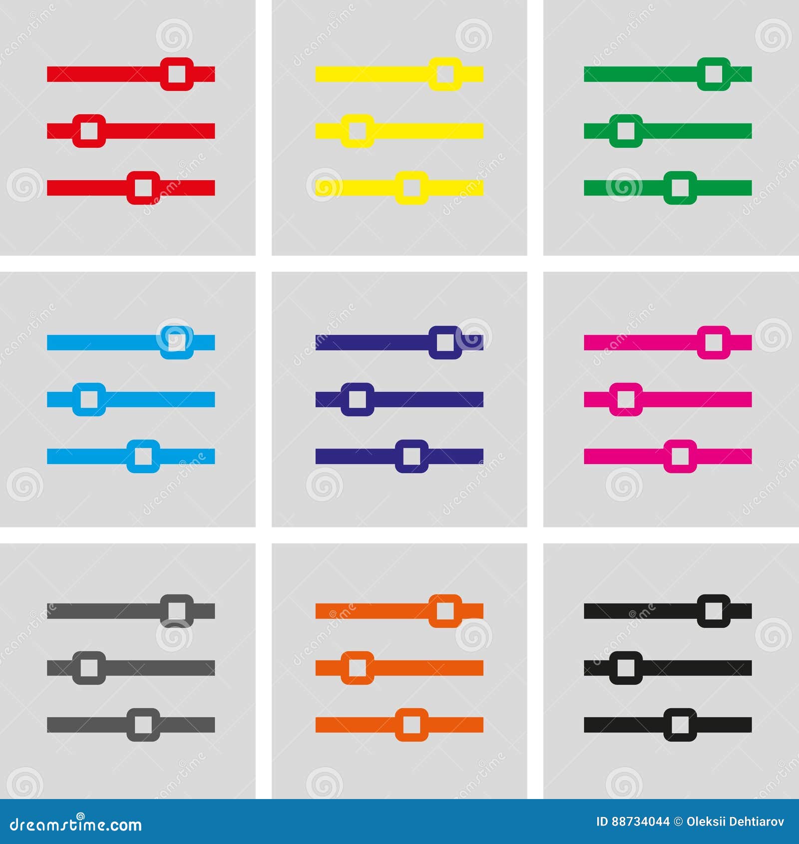 Level Icon Stock Vector Illustration Flat Design Stock Vector ...