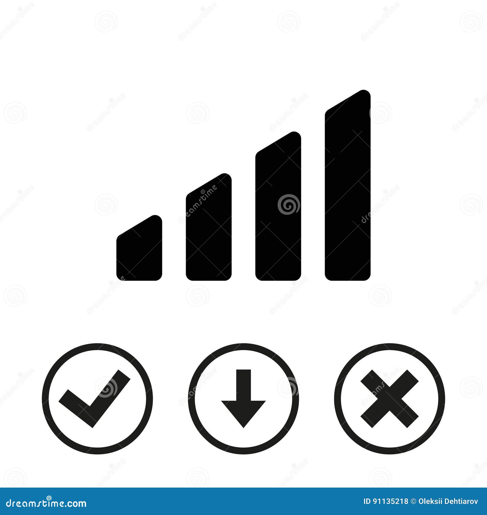 Level Icon Stock Vector Illustration Flat Design Stock Vector ...