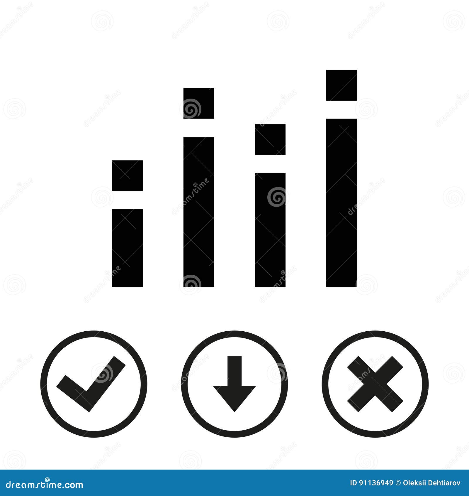 Level Icon Stock Vector Illustration Flat Design Stock Vector ...