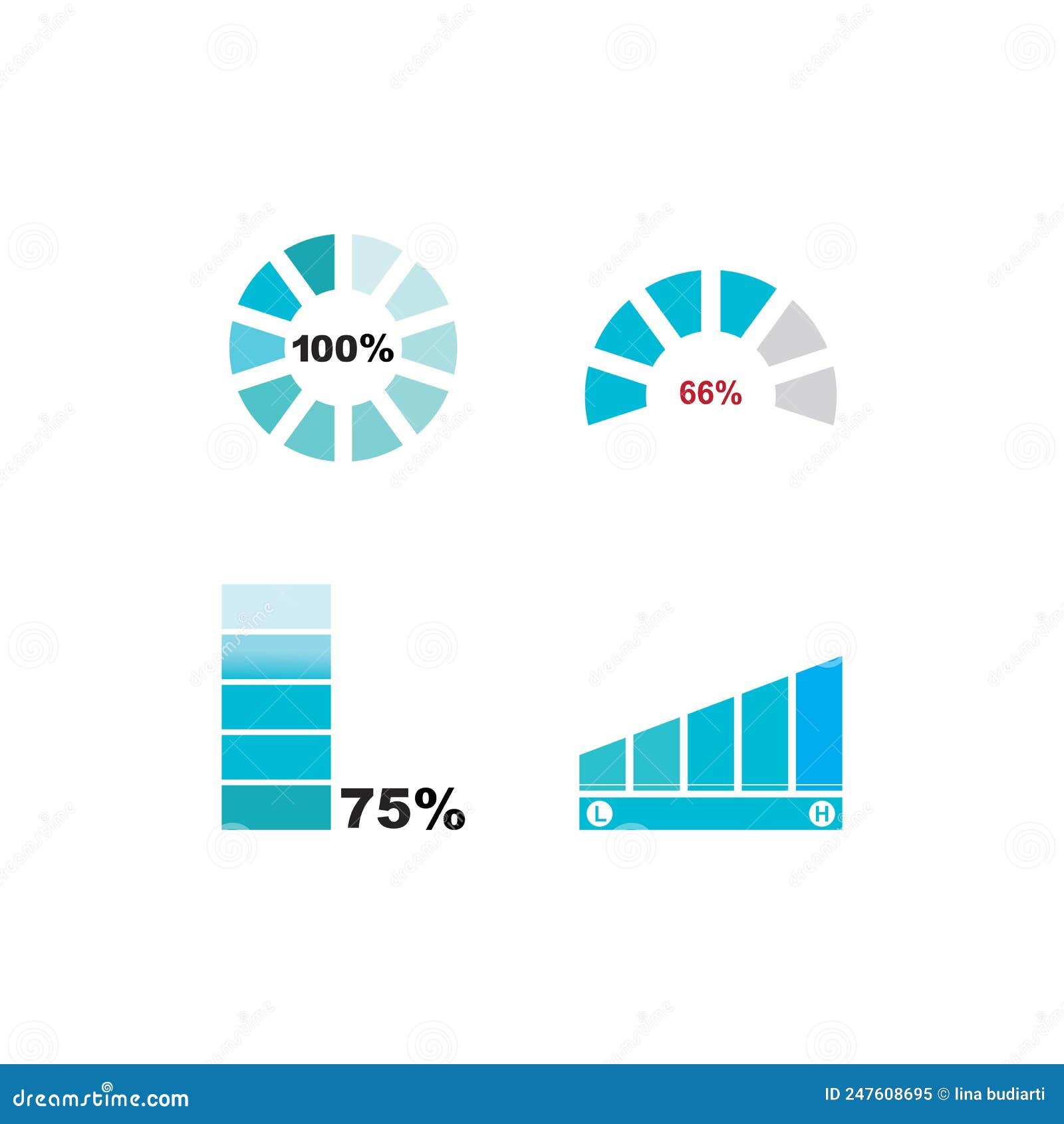 Level icon stock vector. Illustration of report, design - 247608695