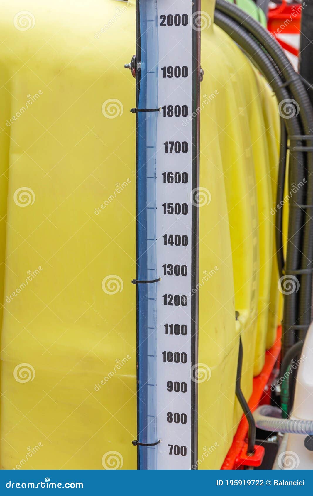 Level Indicator Machine stock photo. Image of reservoir - 195919722