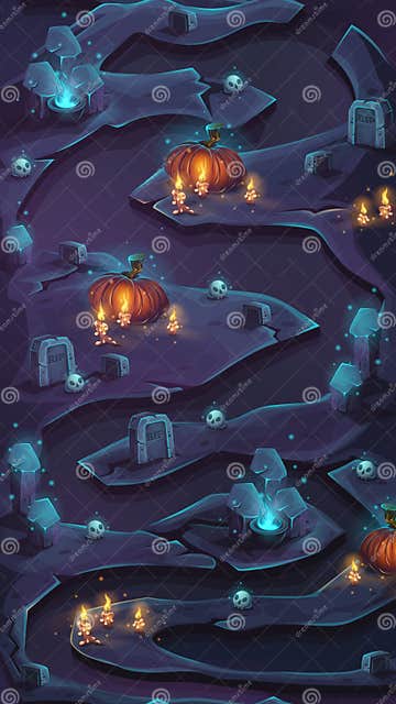 Level Map Seamless Background Vector Image Stock Vector - Illustration ...