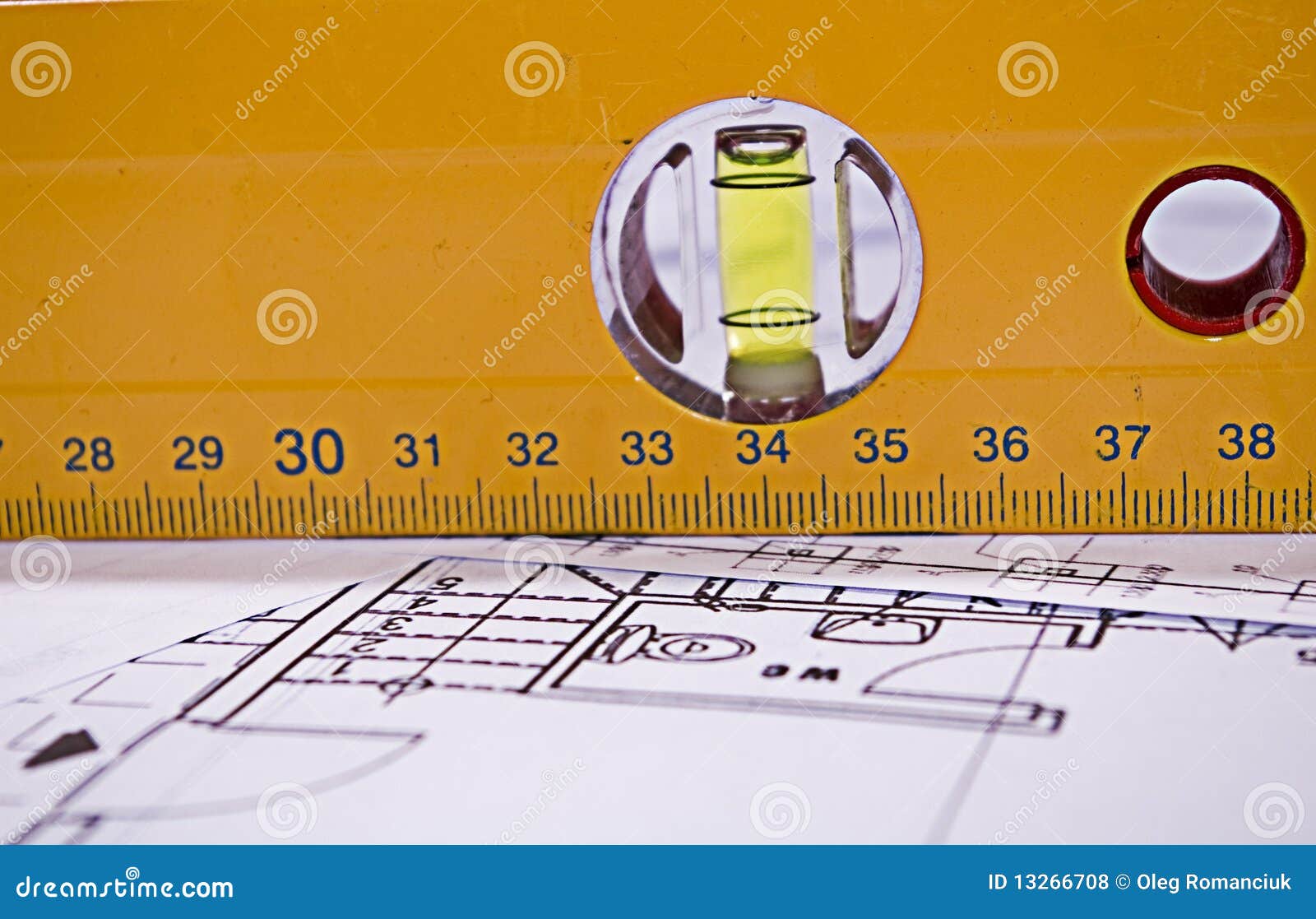 Level meter stock photo. Image of bubble, construction - 13266708