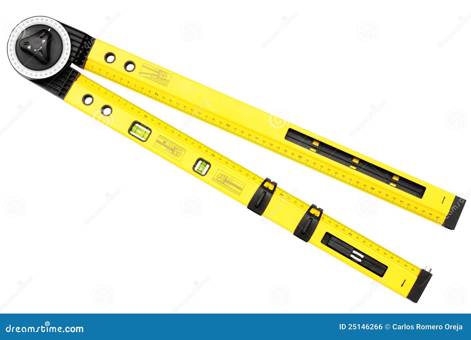 Level meter for works stock photo. Image of building - 25146266