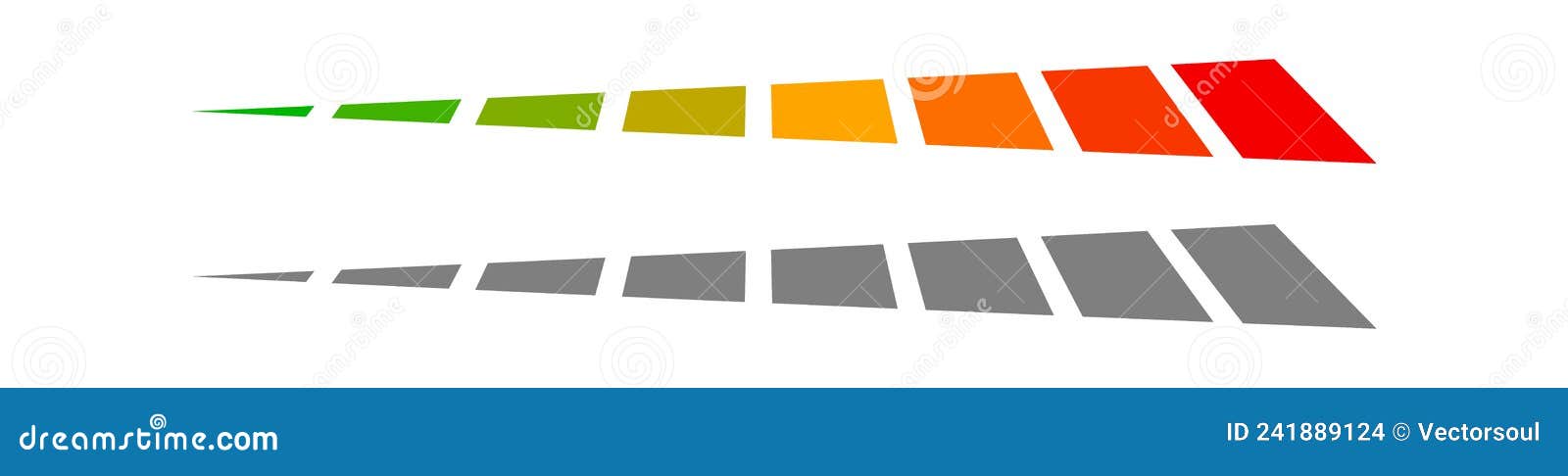 Level, Progress Bar, Indicator. Low-high Progression, Guage, Meter and ...