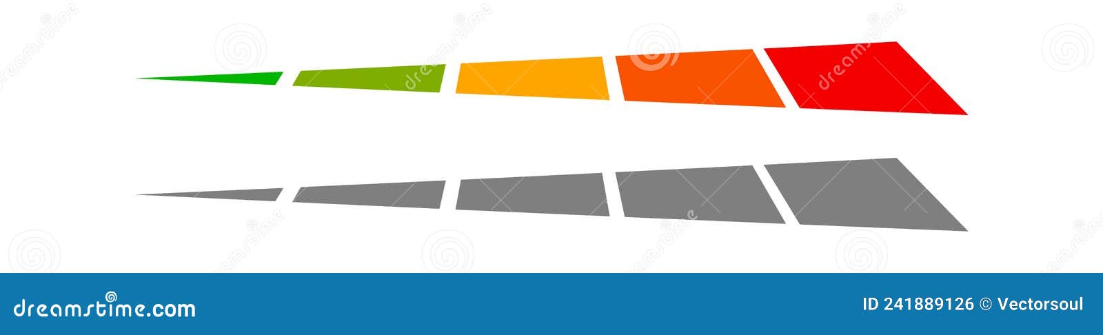 Level, Progress Bar, Indicator. Low-high Progression, Guage, Meter and ...