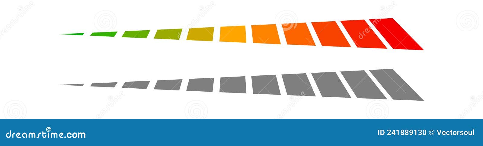 Level, Progress Bar, Indicator. Low-high Progression, Guage, Meter and ...