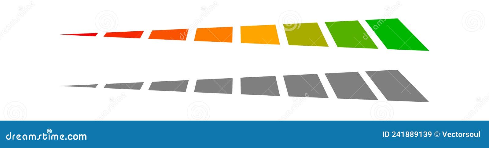 Level, Progress Bar, Indicator. Low-high Progression, Guage, Meter and ...