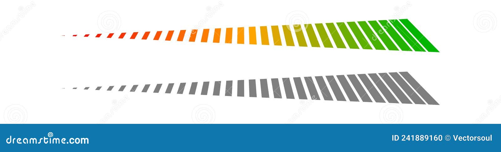 Level, Progress Bar, Indicator. Low-high Progression, Guage, Meter and ...