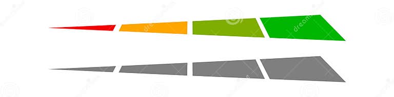 Level, Progress Bar, Indicator. Low-high Progression, Guage, Meter and ...