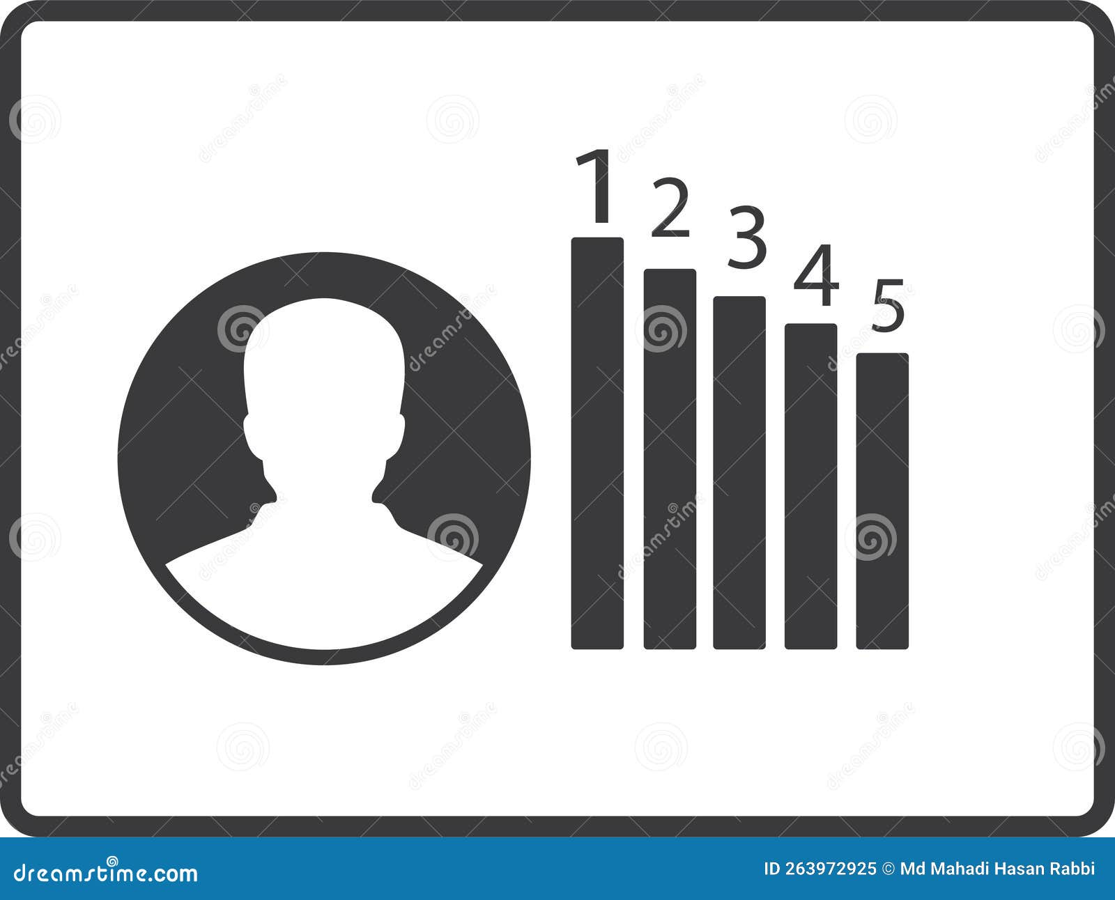 Level, Rank Level Icon, Progress Level Black Vector Icon Stock Vector ...