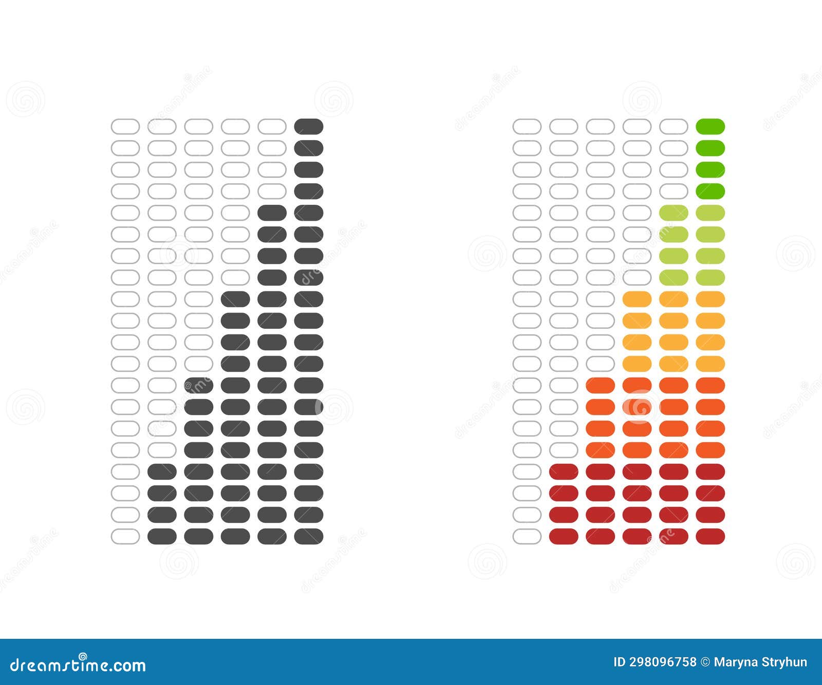 Ph Level Scale Chart Indicator Diagram Value. Cartoon Vector ...