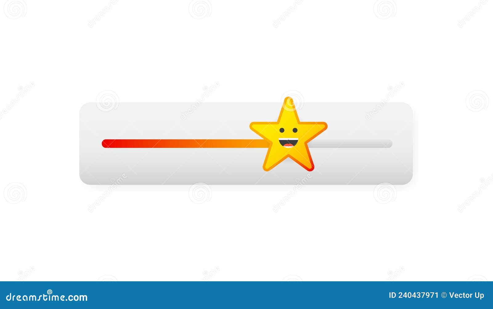 Level Slider in Flat Style on White Background. Flat Vector. Arrow Icon ...