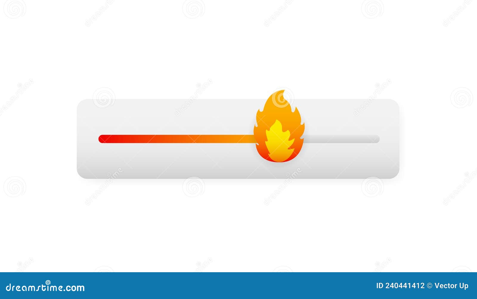 Level Slider in Flat Style on White Background. Flat Vector. Arrow Icon ...