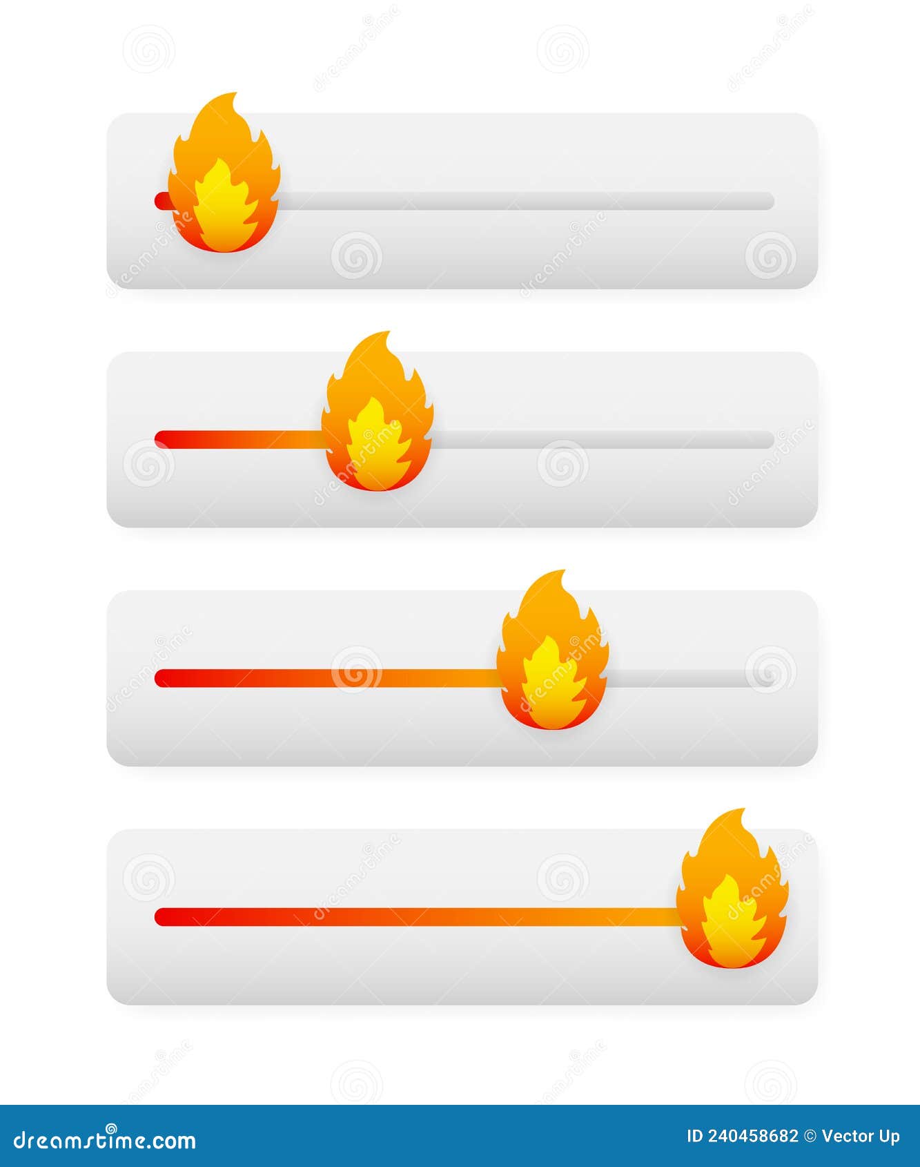 Level Slider in Flat Style on White Background. Flat Vector. Arrow Icon ...