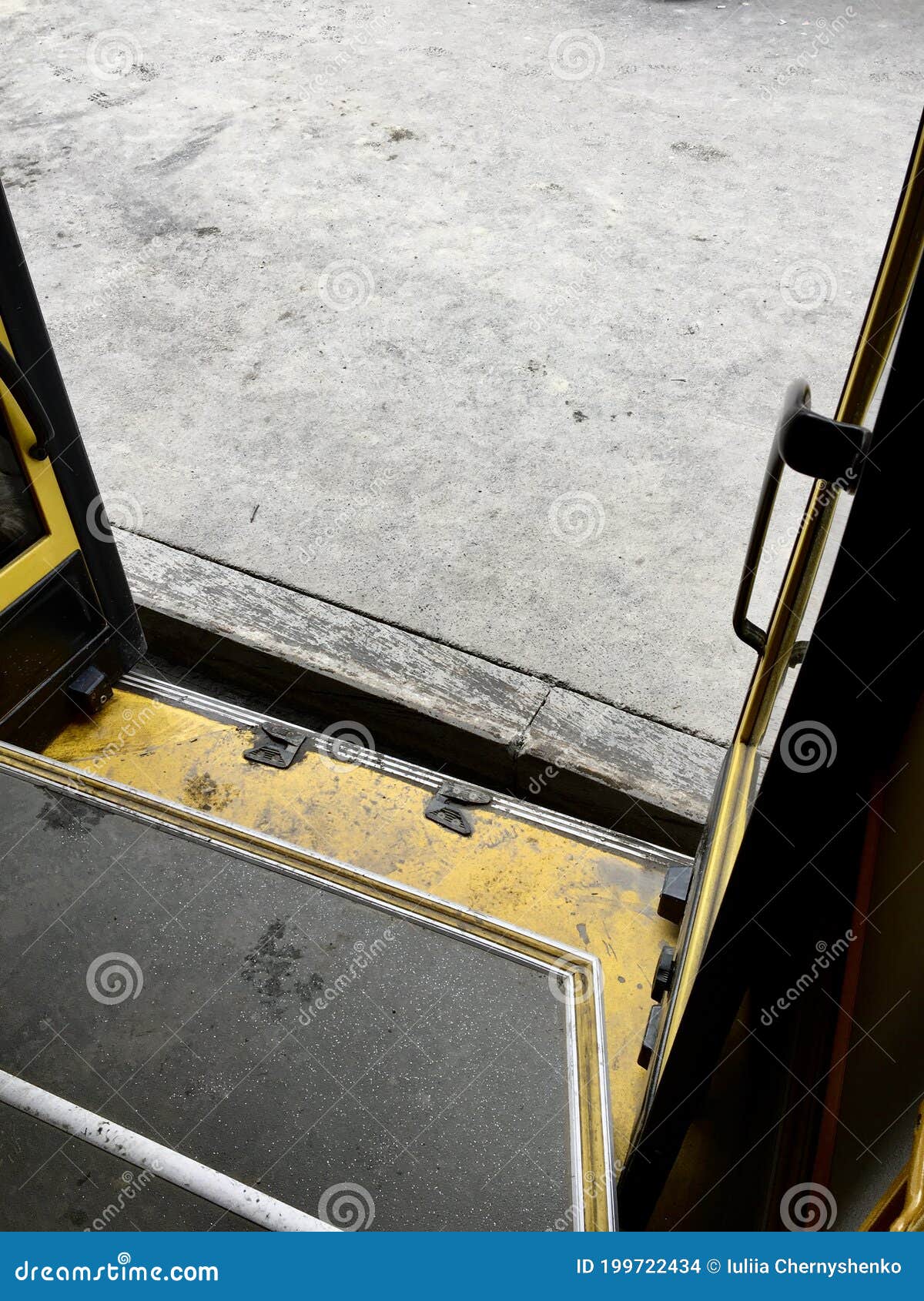 The Level of the Surface between the Curb of a Public Transport Stop ...