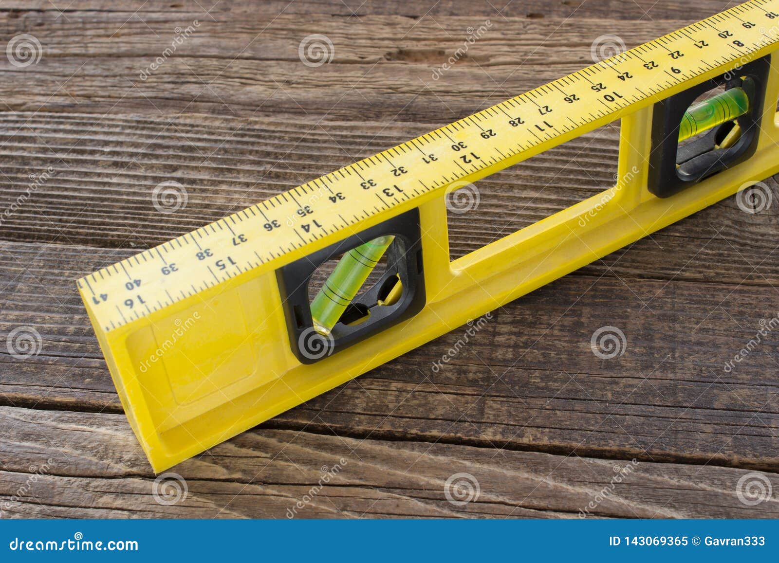 Level Tool Close Up on Wooden Background Stock Image - Image of close ...
