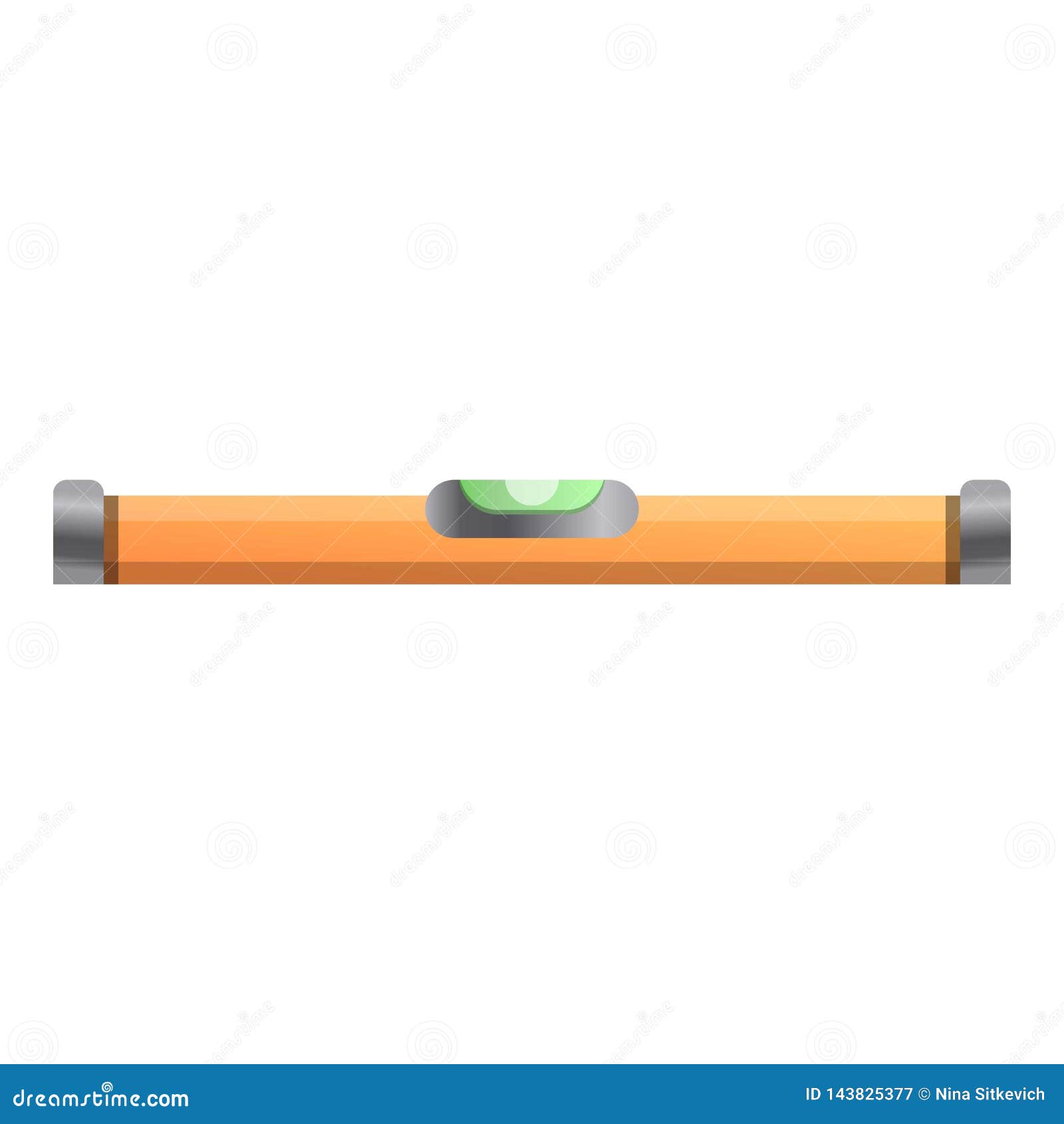 Level Tool Icon, Cartoon Style Stock Vector - Illustration of carpentry ...